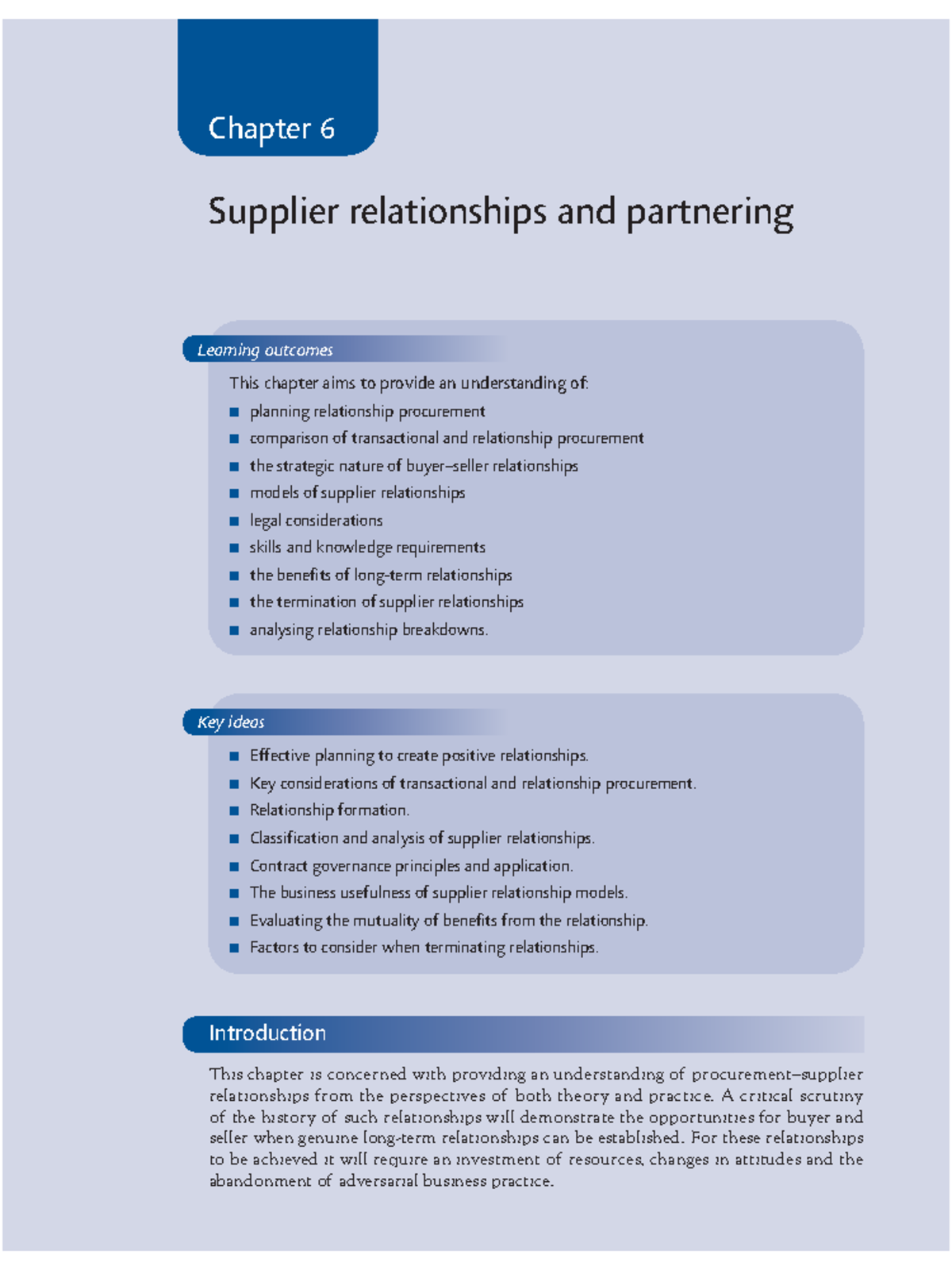 Kenneth Lysons - Procurement & Supply Chain Management 9th Edition(2016 ) Chapter 6 ...