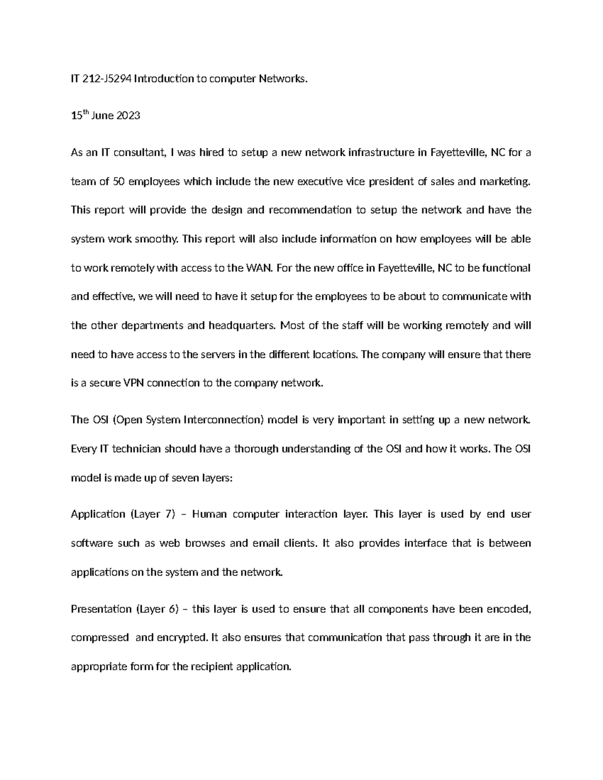 It 212 module 7 finals - done - IT 212-J5294 Introduction to computer ...