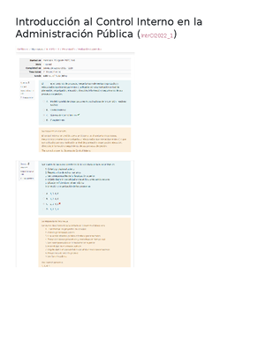 Actividad 1 - Cursos SICAVISP: Introducción al Control Interno en la Administración Pública ...