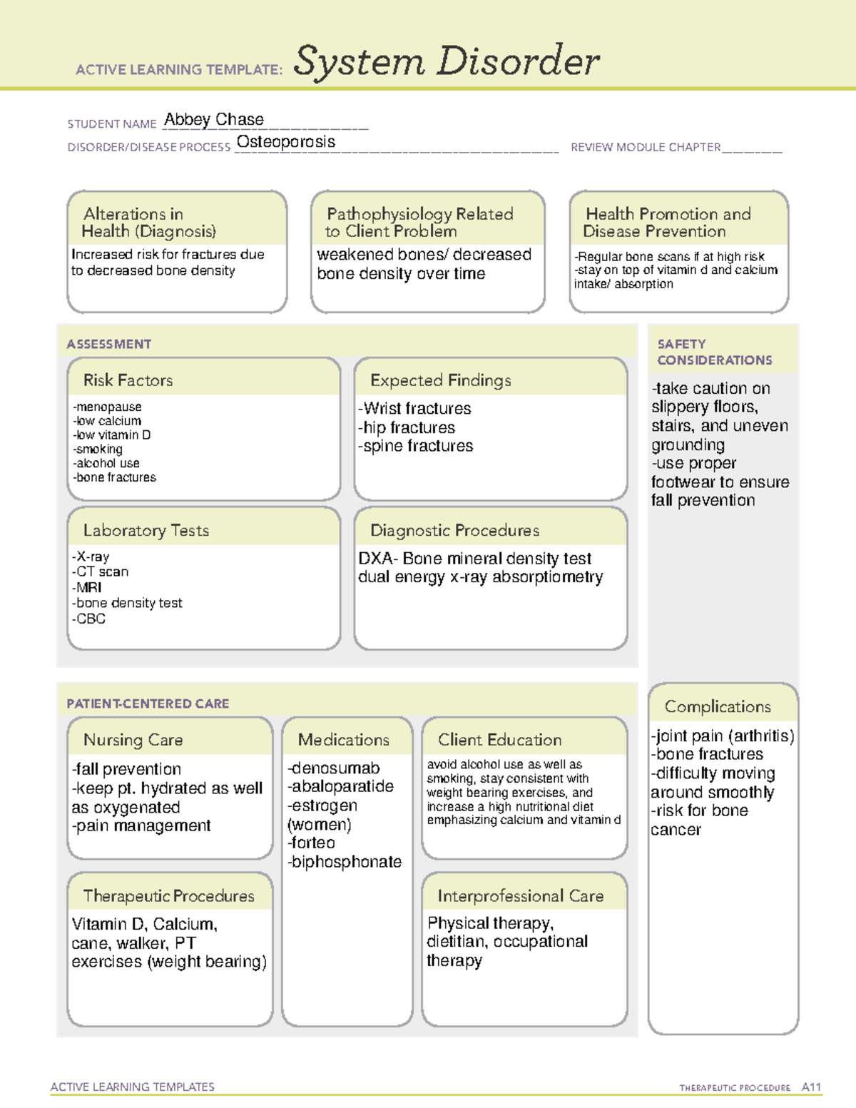Active Learning Template sys Dis - ACTIVE LEARNING TEMPLATES ...
