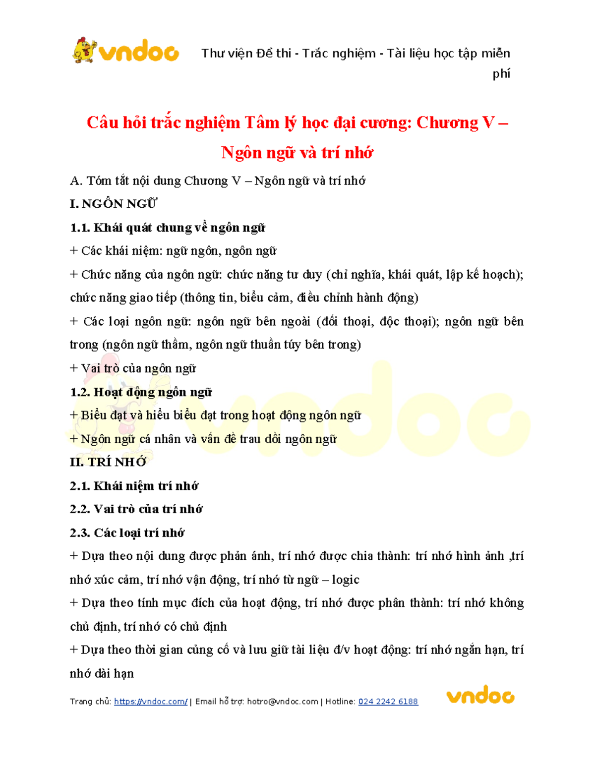 Solution Bo Trac Nghiem 198 Tam Ly Hoc Dai Cuong Co Dap An Hutech – eroppa