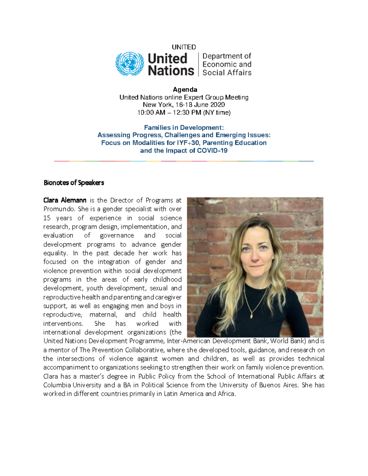 Egm2020-bionotes - Kdjsudi - UNITED Agenda United Nations online Expert ...