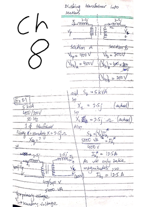 PSA Lecture 02 - power system analysis - Studocu