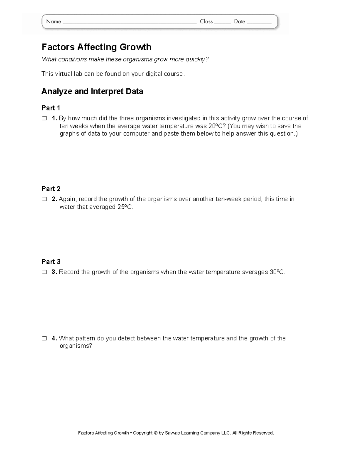 BIO CH03 L01 Synth Interactivity WKS - Factors Affecting Growth What ...