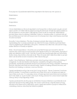 CJ 112 Project Unit 5 Assignment - How the Criminal Justice System ...