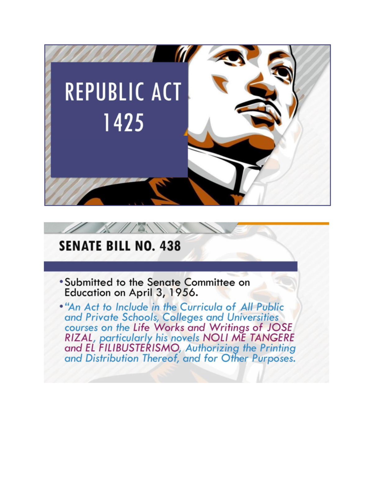 About Republic Act 1425 - Rizal's Life and Works - Studocu