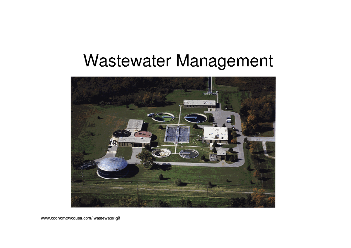 Waste water treatment ppt - Wastewater Management oconomowocusa ...
