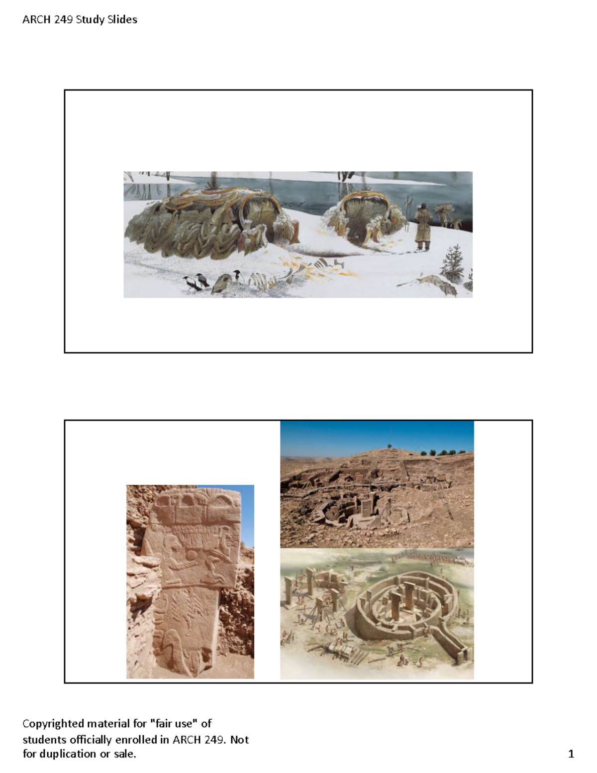 Arch249f22 exam01 study slides sm - Copyrighted material for "fair use" of students - Studocu