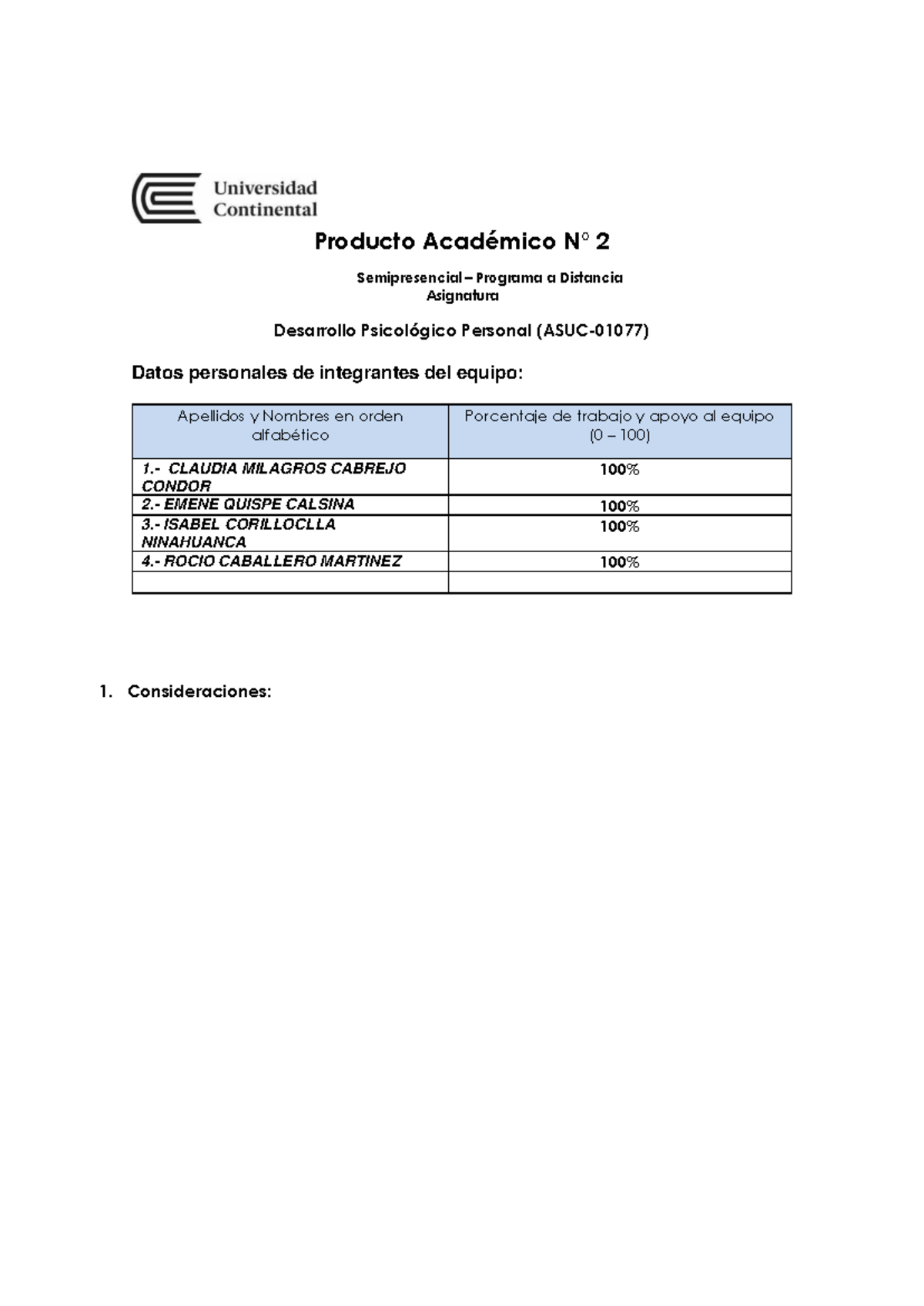 Producto Académico N 02 - Producto Académico N° 2 Semipresencial – Programa a Distancia ...