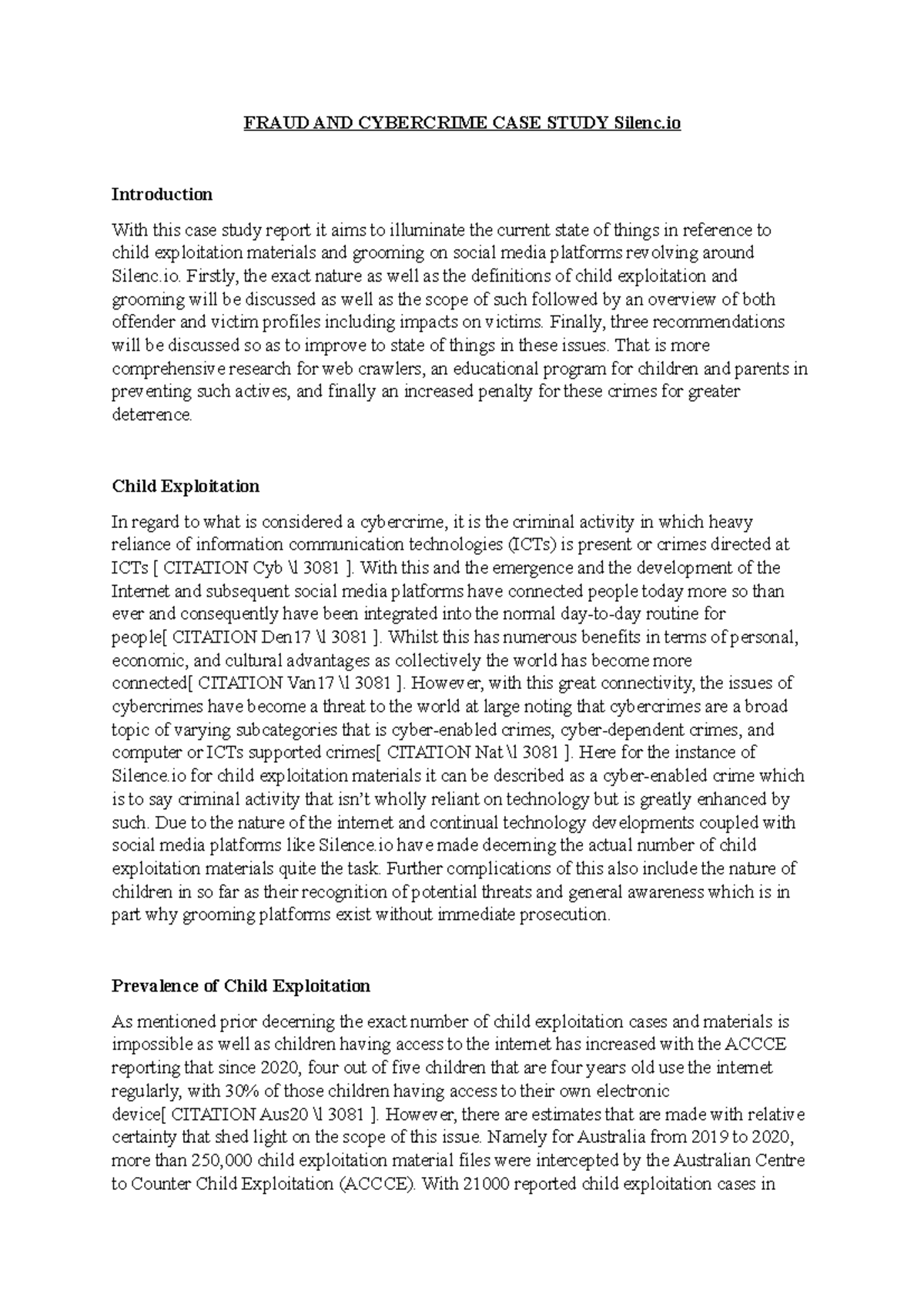 Fraud AND Cybercrime CASE Study NO - FRAUD AND CYBERCRIME CASE STUDY ...