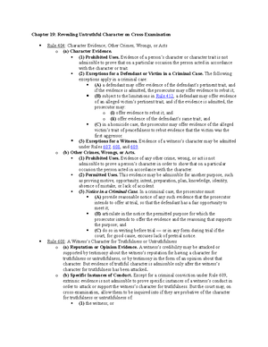 Evidence Notes - EVIDENCE LECTURE NOTES CLASS 1 NOTES 08/22/ EVIDENCE ...