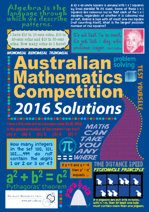 2020 AMC Solutions - Australian Mathematics Competition 2020 Solutions ...
