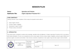 Plan Training Session - Plan Training Session Lesson 1: Introduction to ...