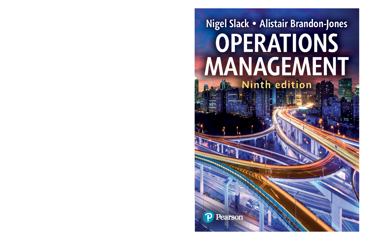 Operation Management 9th Edition in 2019 - Ninth editionNinth edition ...