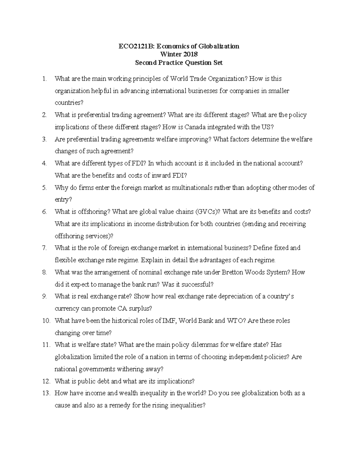 Sample/practice exam 2018, questions - ECO2121B: Economics of ...