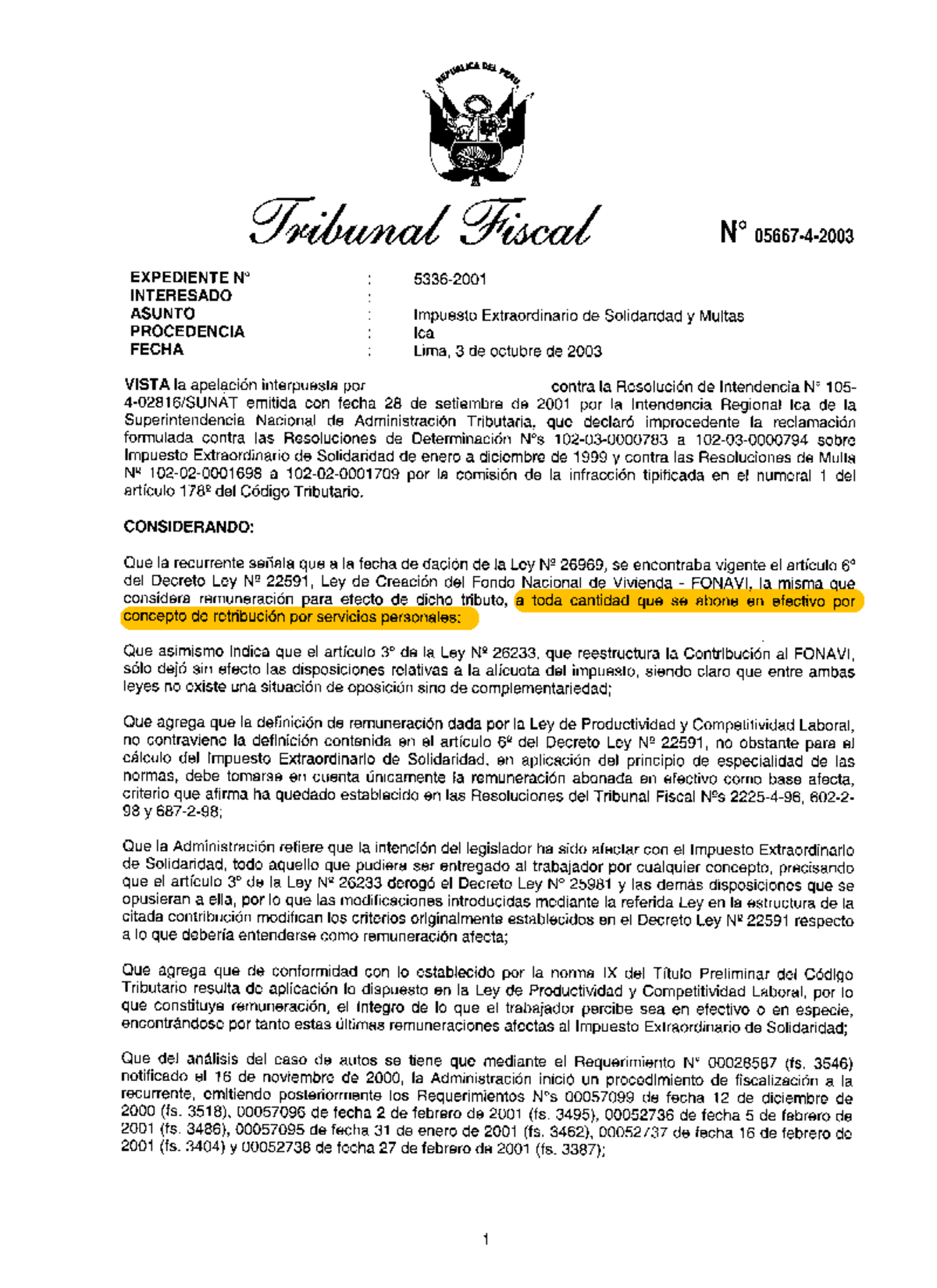 RTFV INFRACCIONES TIPIFICADAS CONTA PRONATEL - REPUBLIC DEL PERU ...