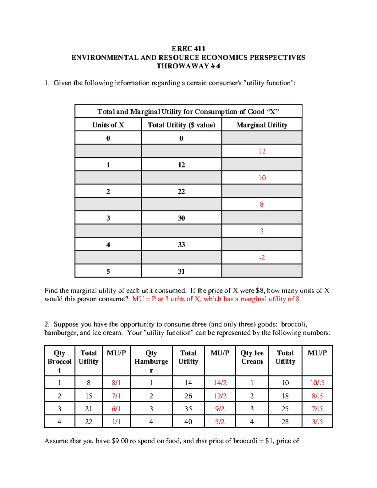 TH4bkey - throw away practice assignments - EREC 411 ENVIRONMENTAL AND ...
