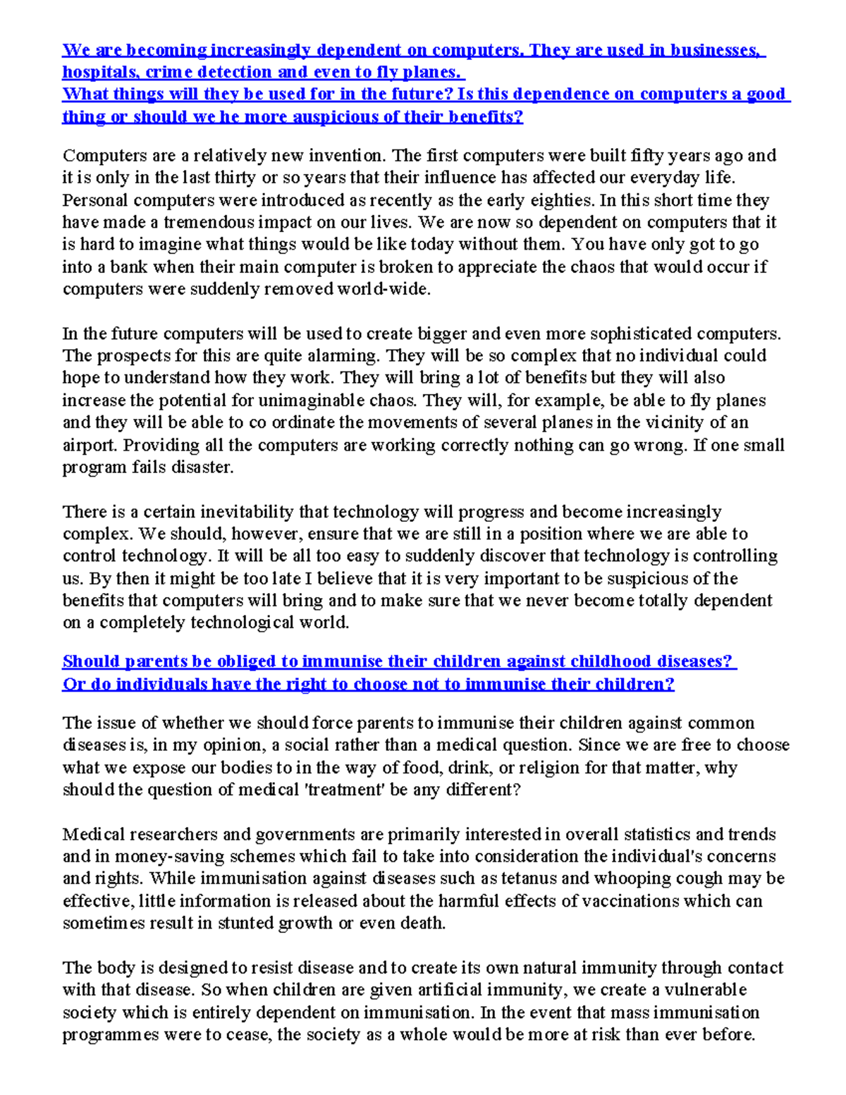 35701666-Essay-Ielts cho người cần thi ielts - We are becoming ...