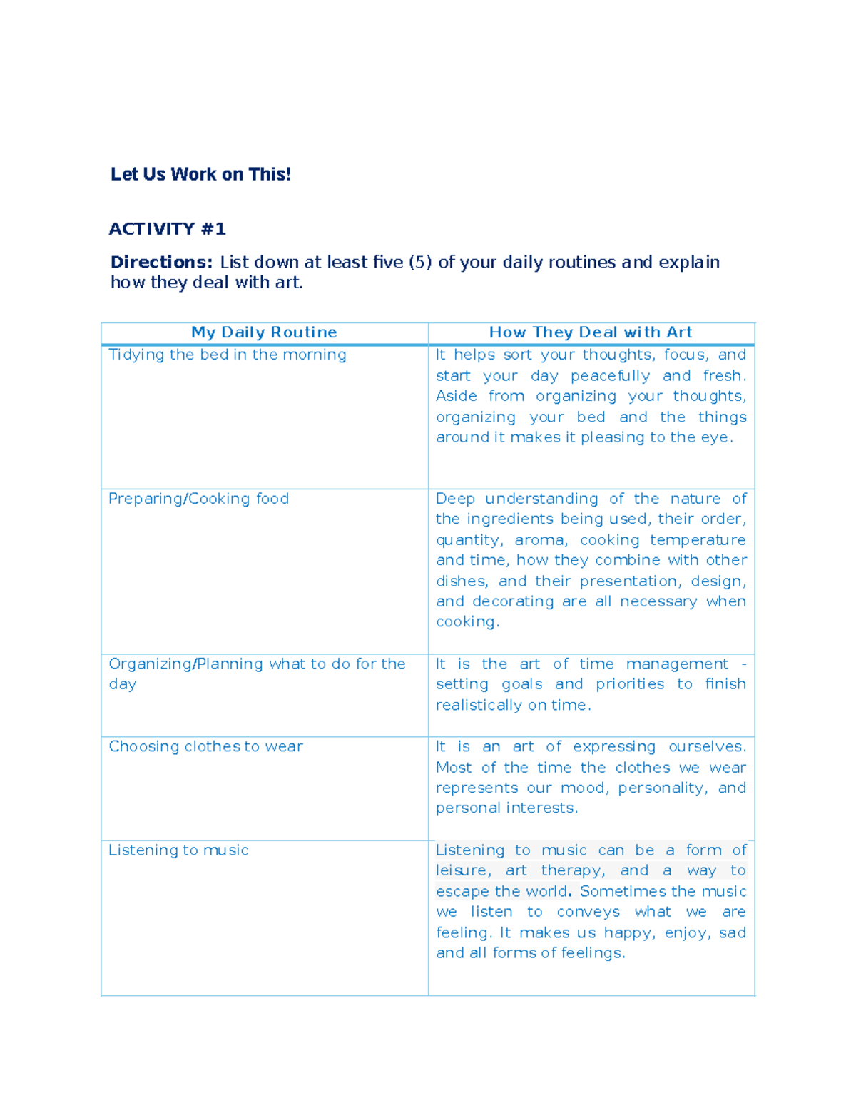 ART APP TASK 1 - Everything is related to art. - Let Us Work on This ...