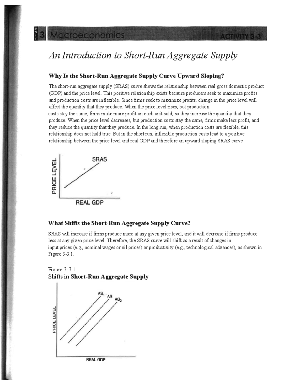 Copy of 3-3 Introduction to Short-Run Aggregate Supply - An ...