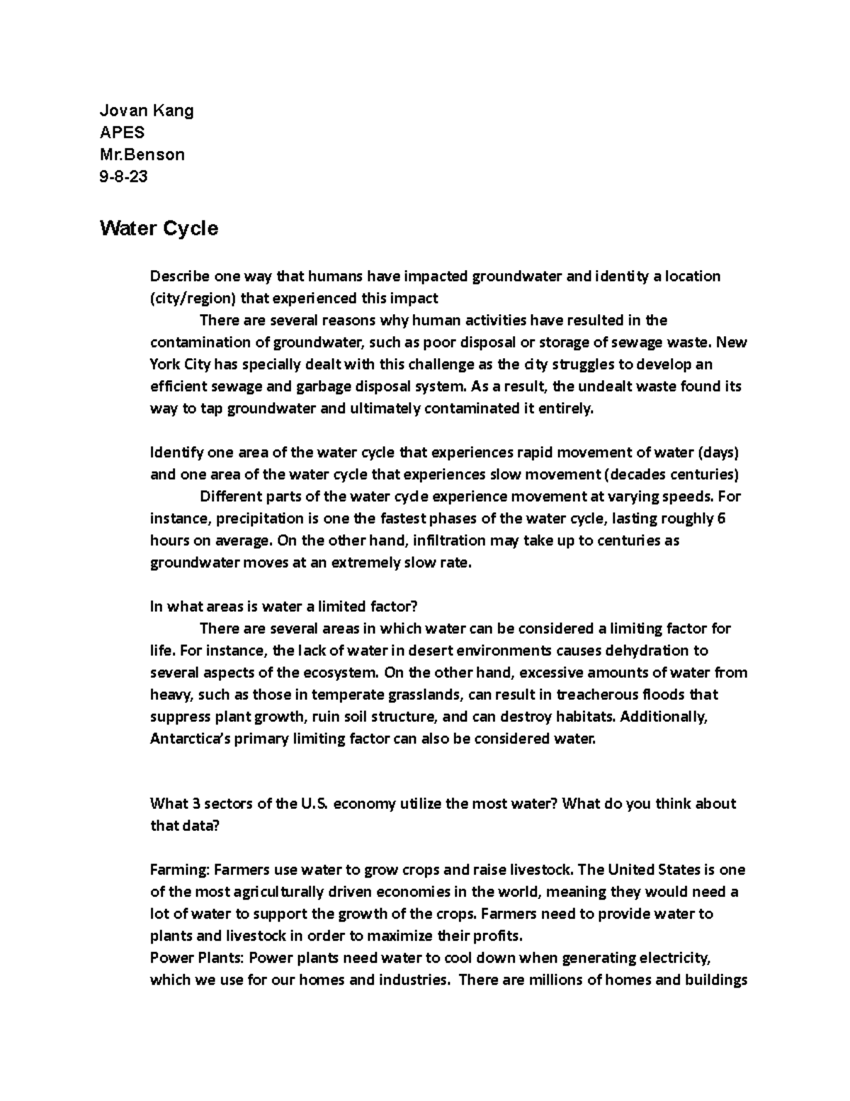 Biogeochemical Cycles Project - Google Docs - Jovan Kang APES Mr 9-8 ...