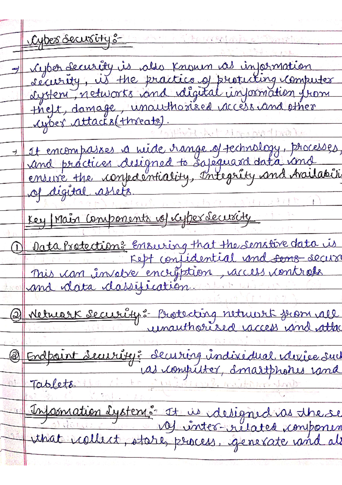 Cyber Security(Jatin) Unit-1 - cyber cyber security is also known as ...