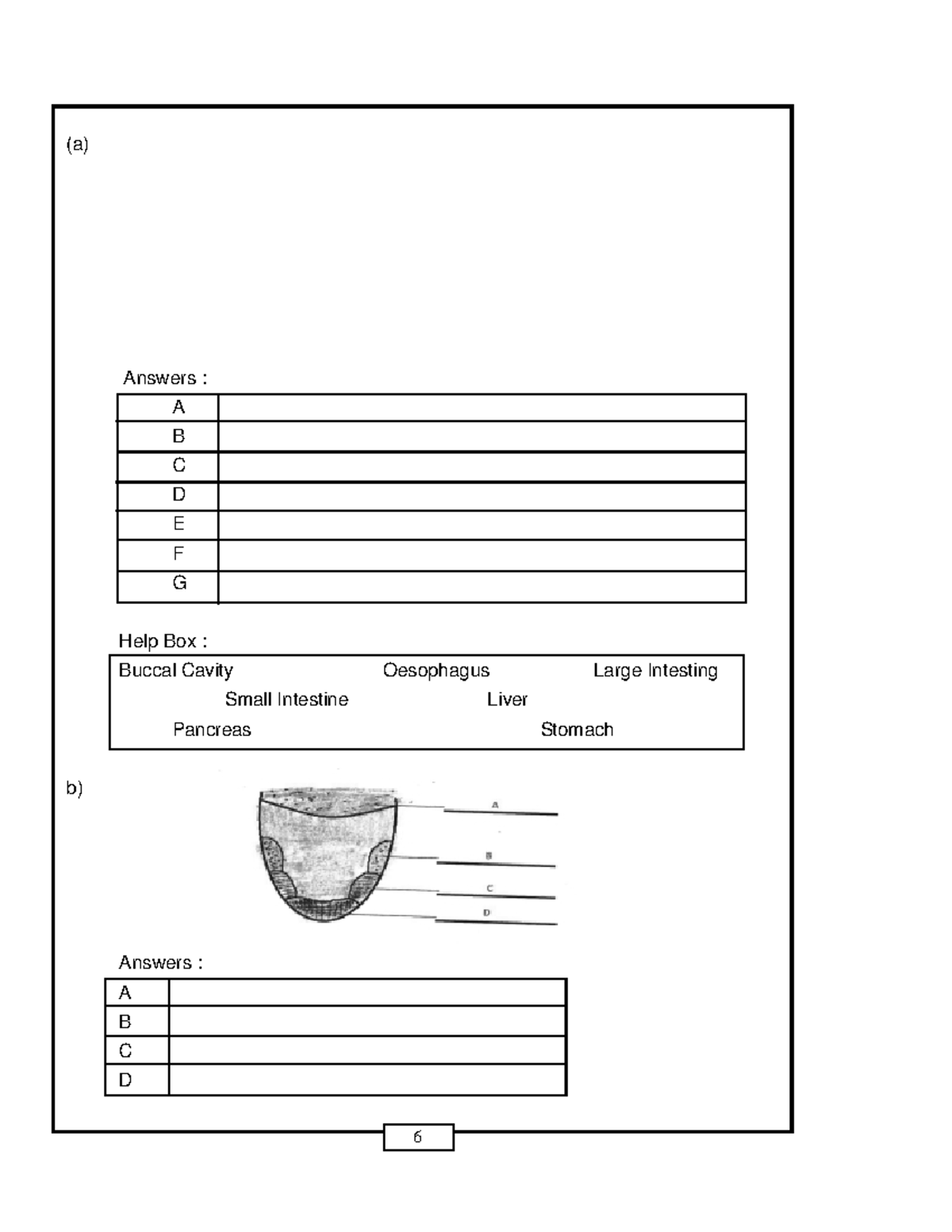 Class 7 Heat Worksheet - Next time - 6 (a) Answers : A B C D E F G Help ...