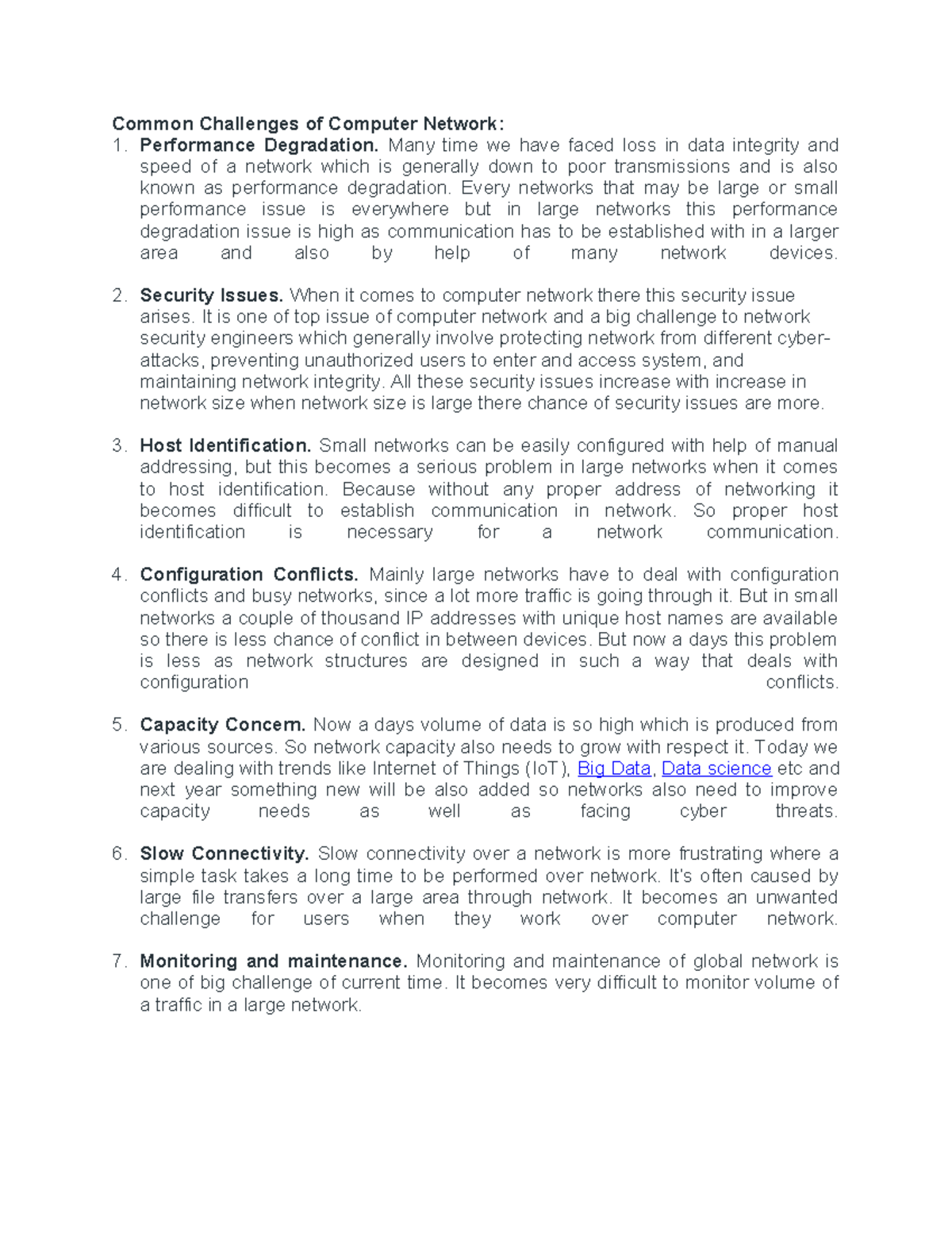 BASICS OF INFORMATION TECHNOLOGY - Common Challenges of Computer ...
