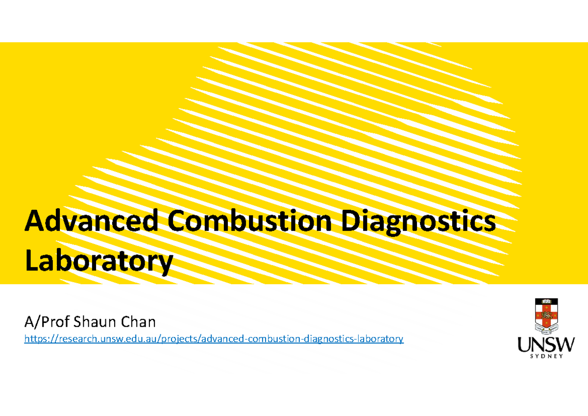 ENGG2500 - Week01 - The lecture note - Advanced Combustion Diagnostics ...