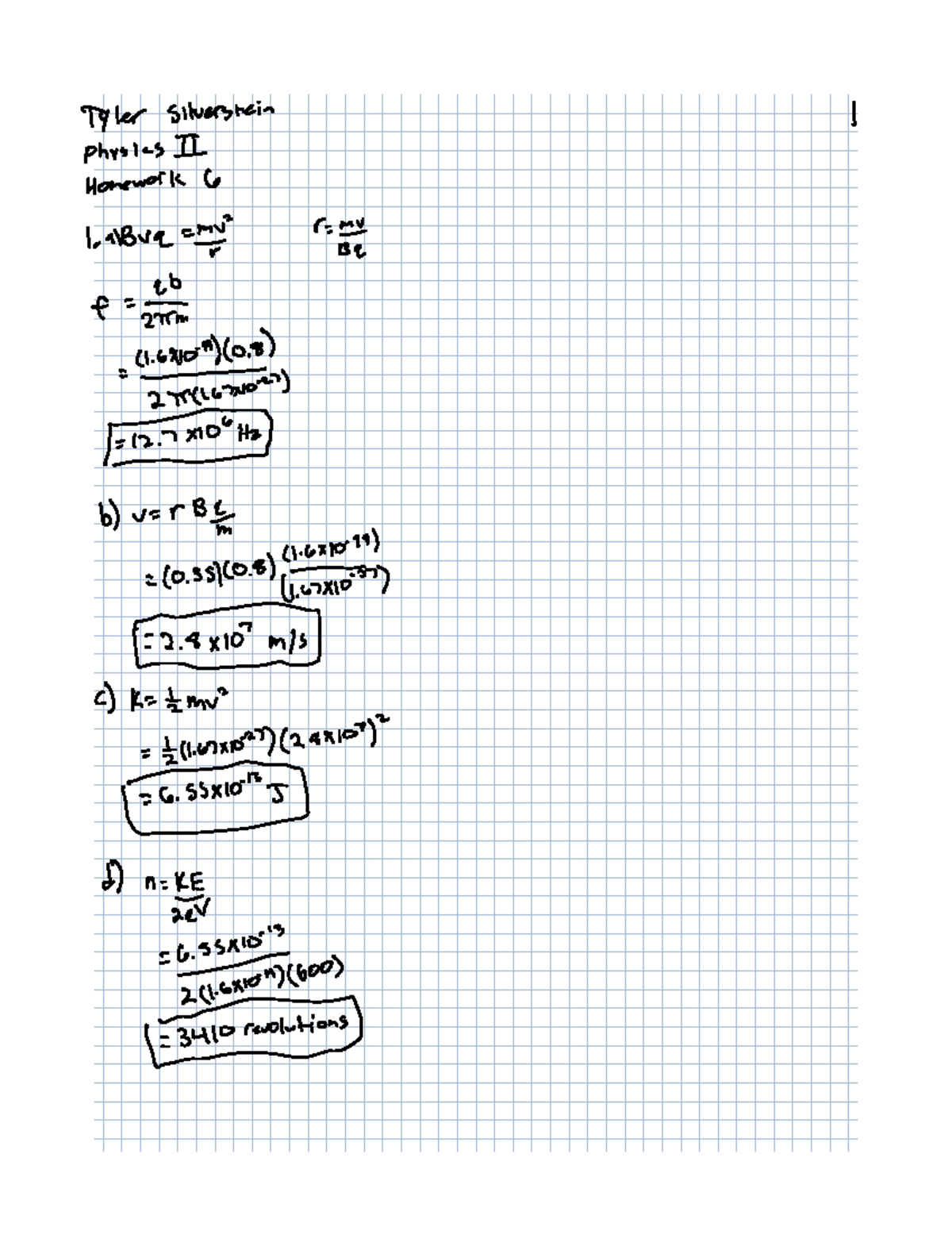 Homework 6 Physics 2 TS - Tyler Silverstein Physics II tomework 6 ABve ...