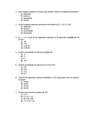 Matematicas profe ruben - Matematica 1 - Studocu