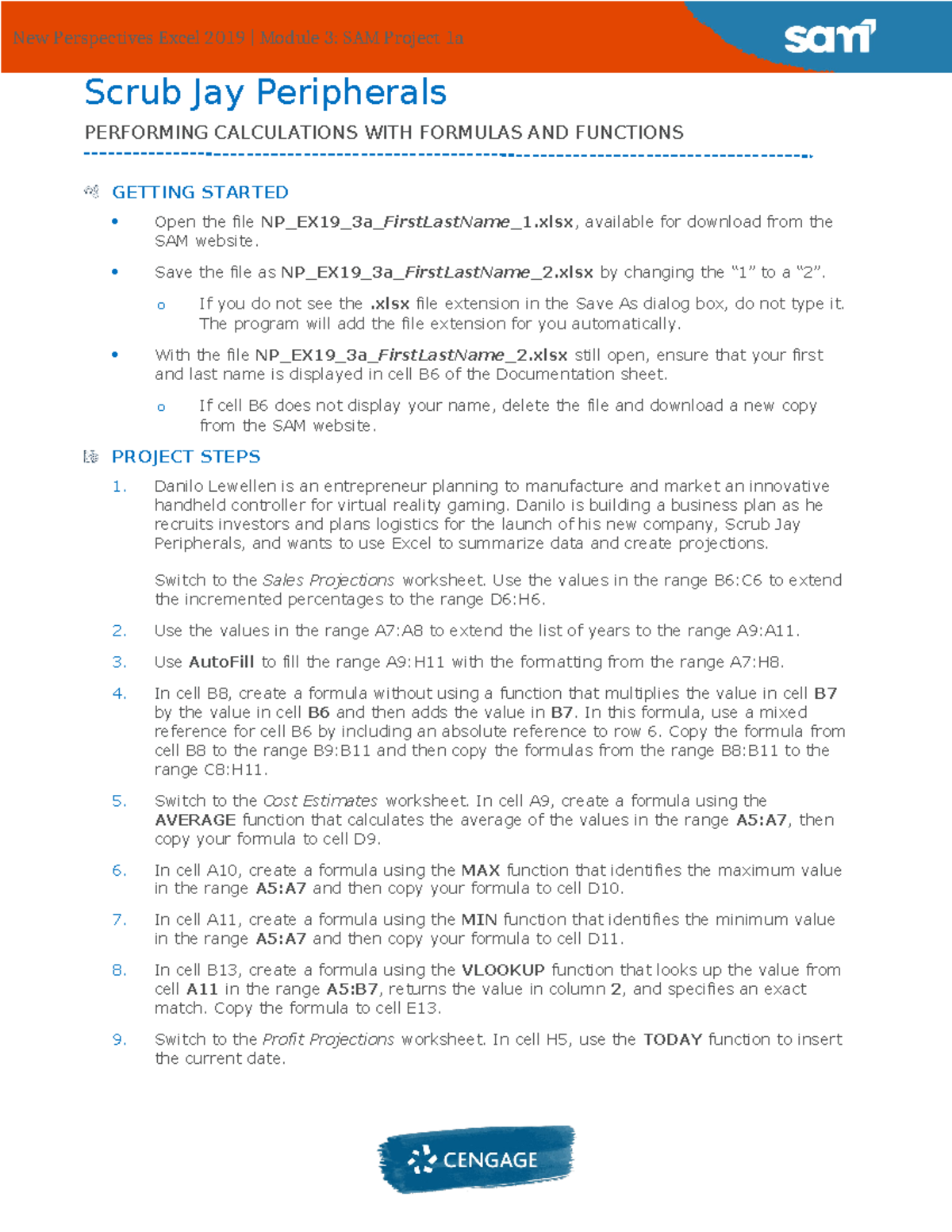 Instructions NP EX19 3a - Scrub Jay Peripherals PERFORMING CALCULATIONS ...