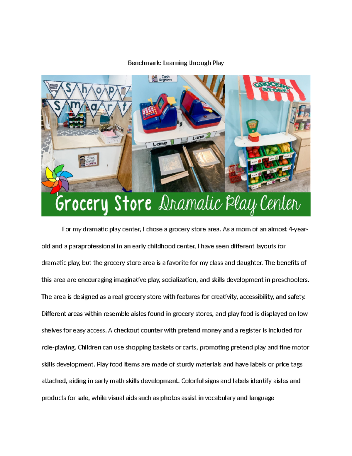 Benchmark-Learning Through Play - Benchmark: Learning through Play For ...