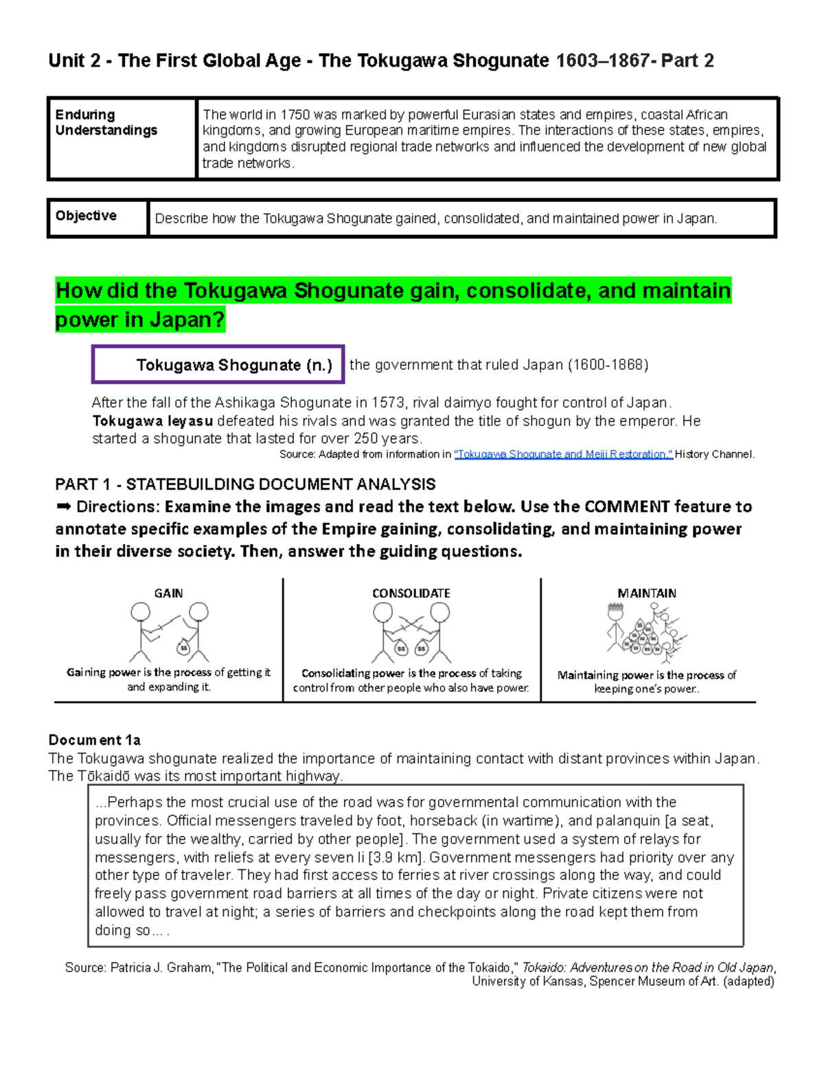 Tokugawa Shogunate - The interactions of these states, empires, and ...
