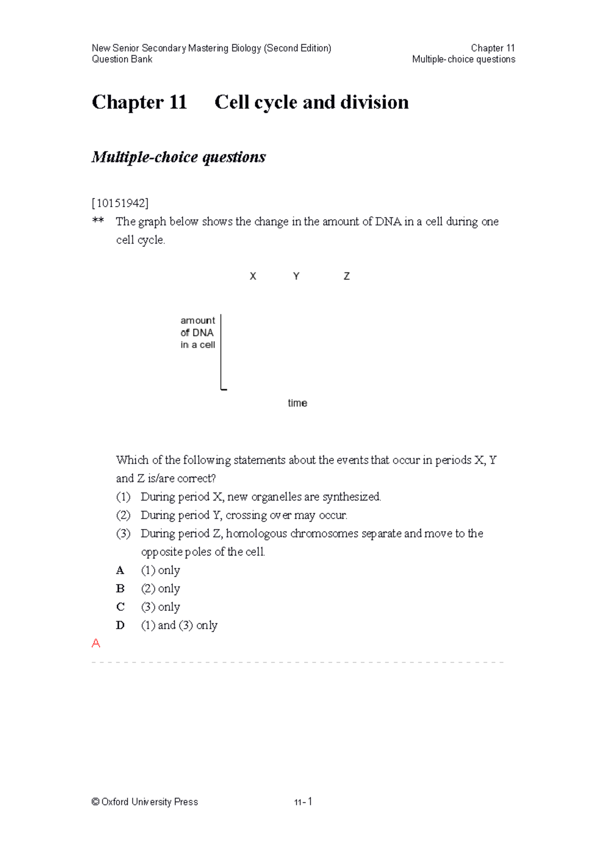 Qb 2 ch11 e - 人d是s - Question Bank Multiple-choice questions Chapter 11 ...