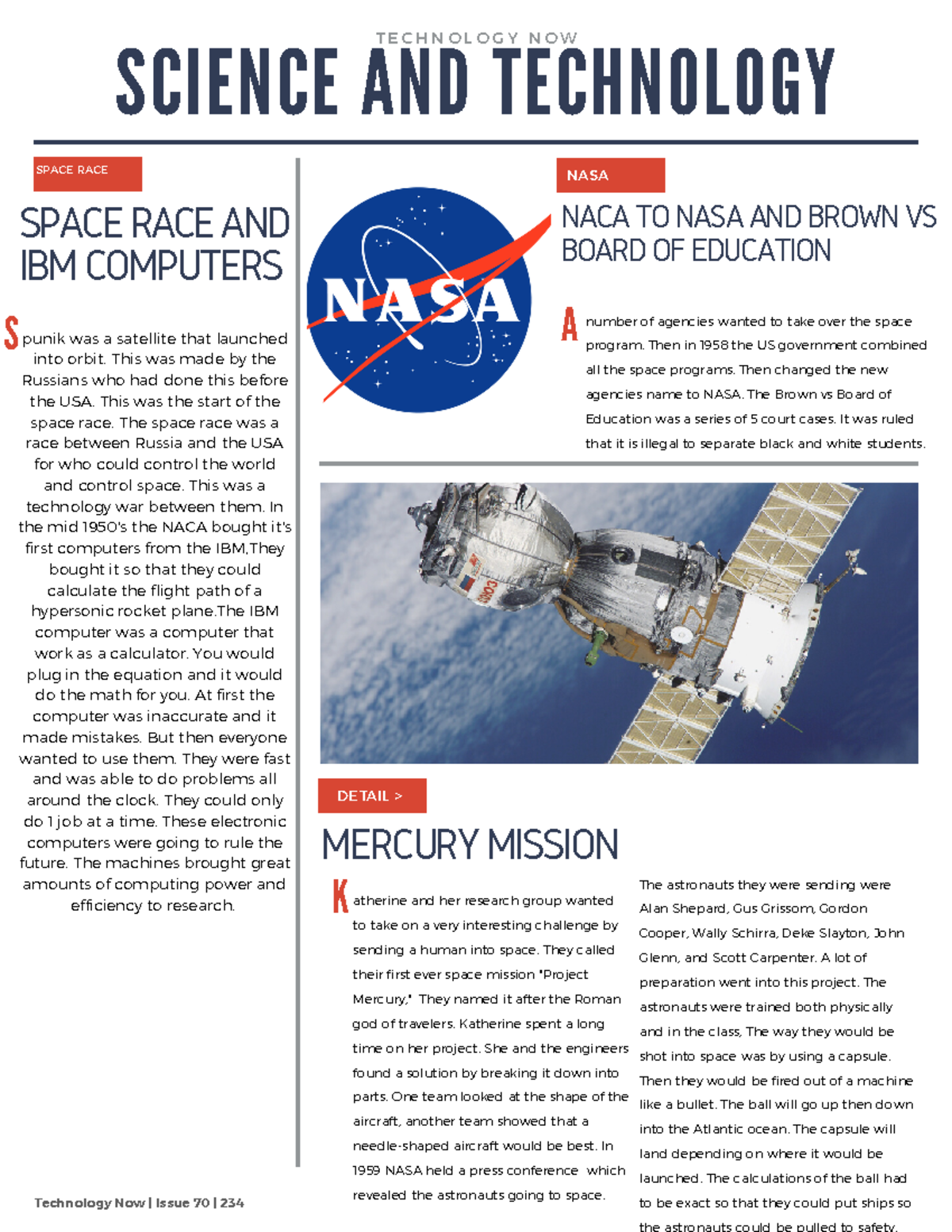 Science Magazine Features Page - A Technology Now | Issue 70 | 234 ...