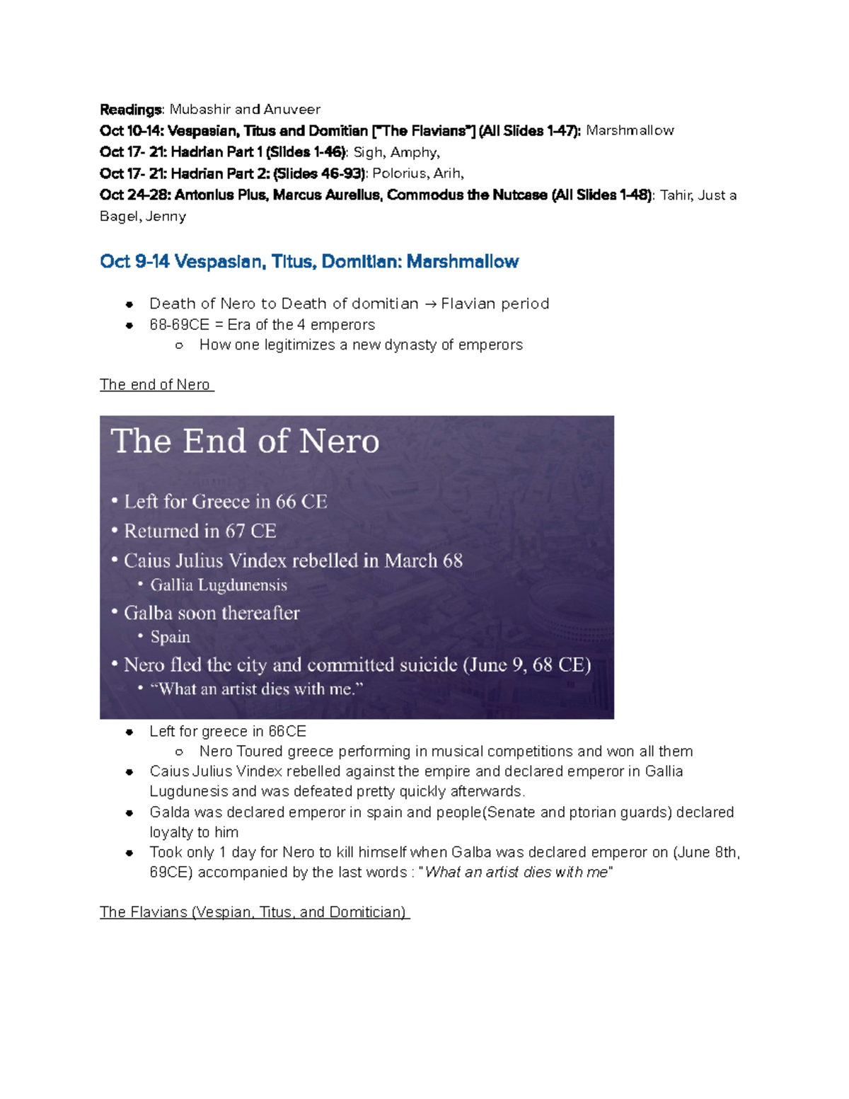 Midterm 2 Collective Notes - Readings: Mubashir and Anuveer Oct 10-14 ...