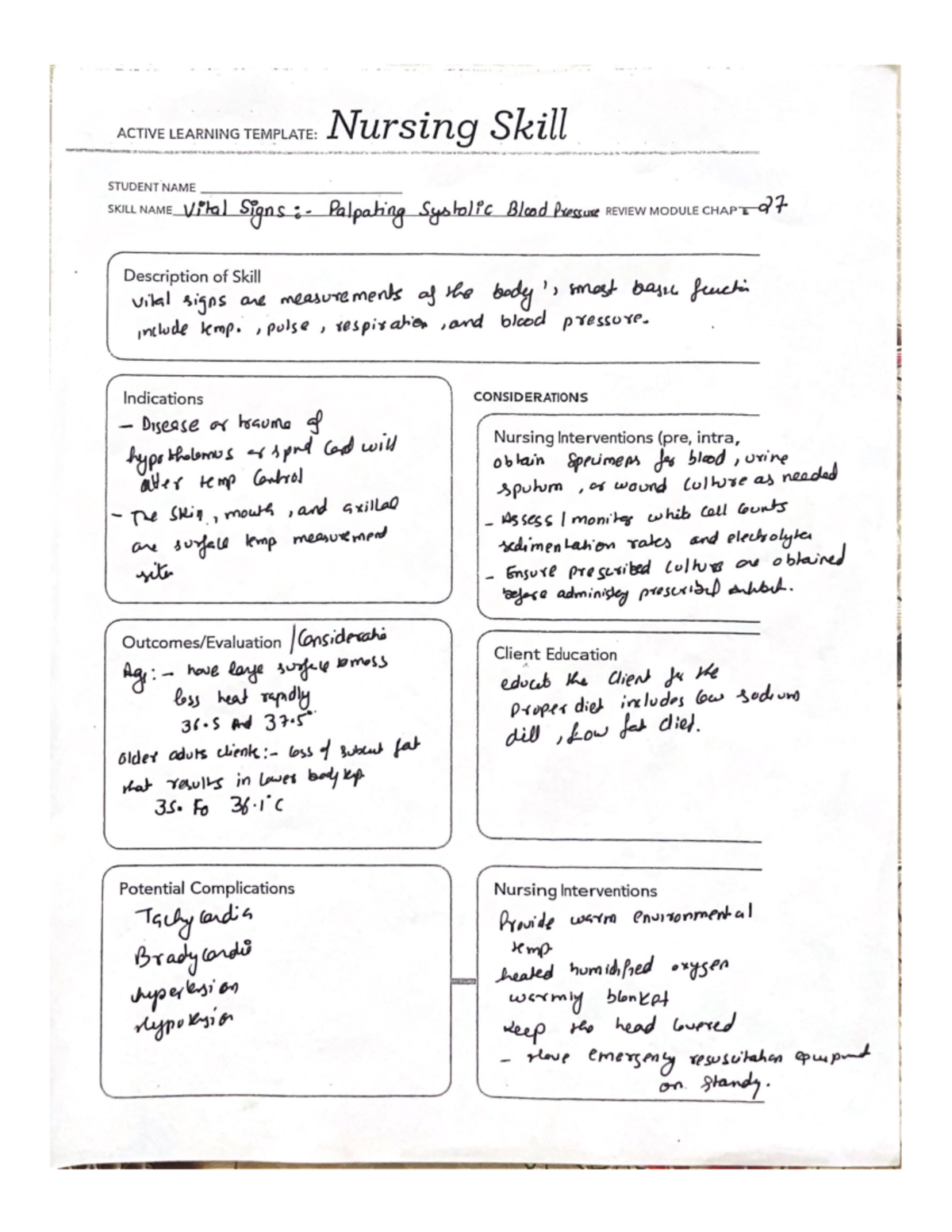 Nursing Skill - active learning templates - ACTIVE LEARNING TEMPLATE ...