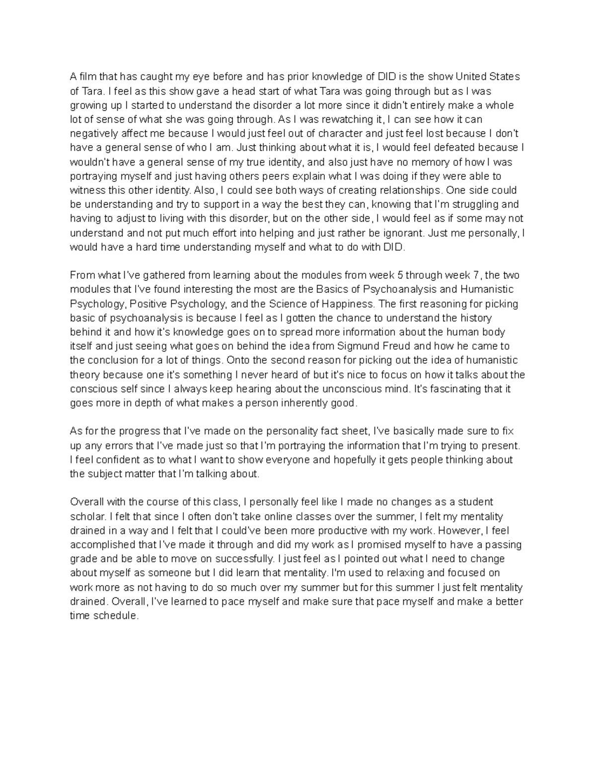 Module 7 Reflective Journal Discussion - A film that has caught my eye ...