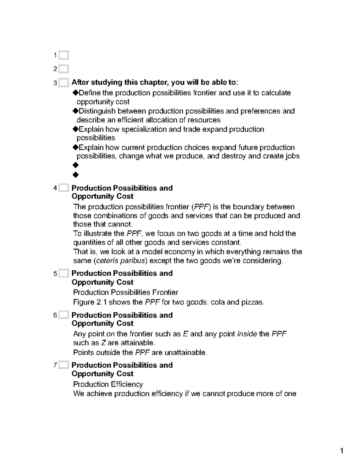 chapter 2 outline - After studying this chapter, you will be able to ...
