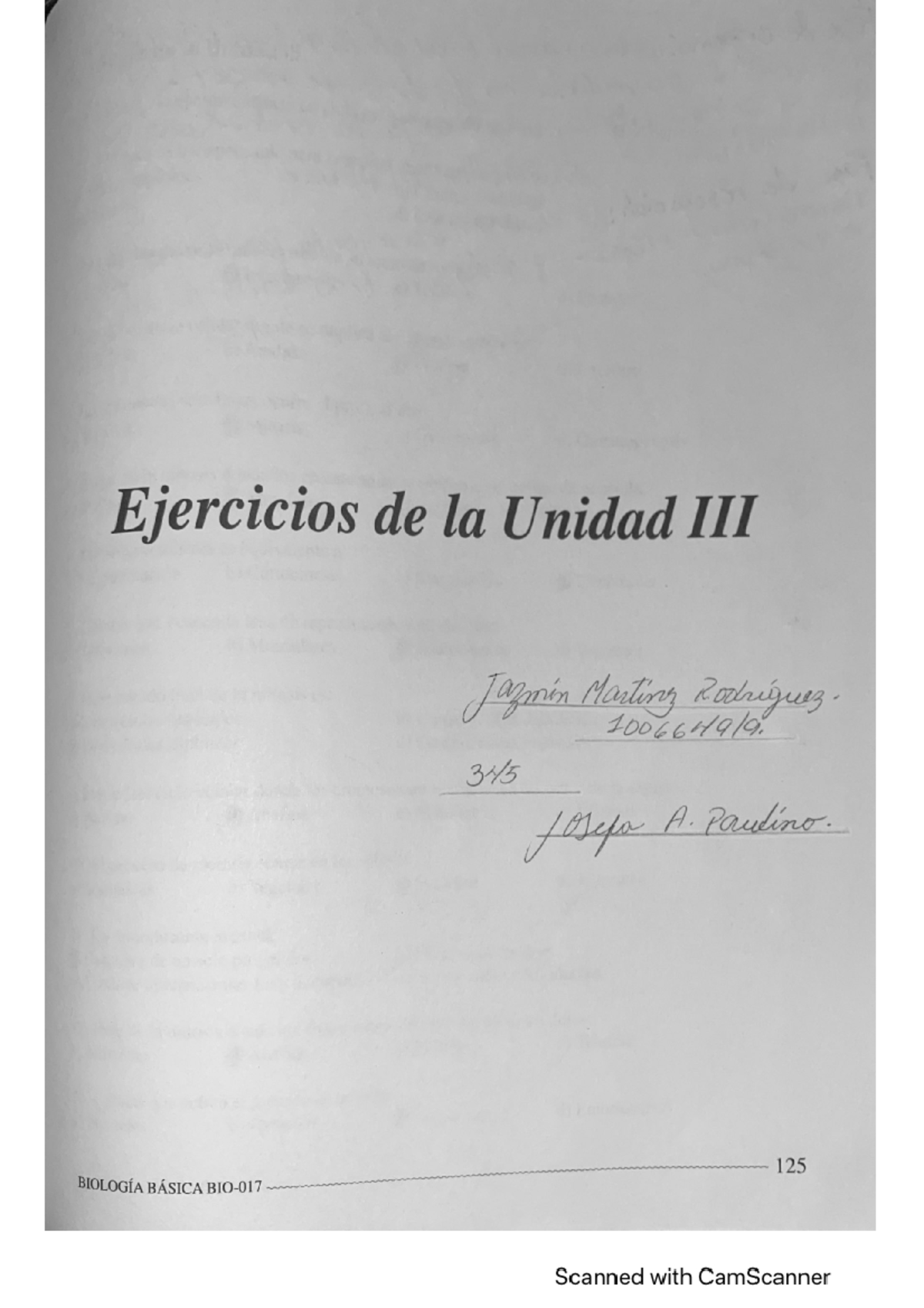 Unidad 3 Biología - Es un apunte el cual sé que saldría en un examen por eso lo comparto para ...