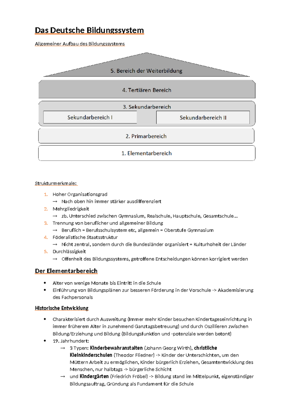 Das Deutsche Bildungssystem Prüfungsvorbereitung - Das Deutsche ...