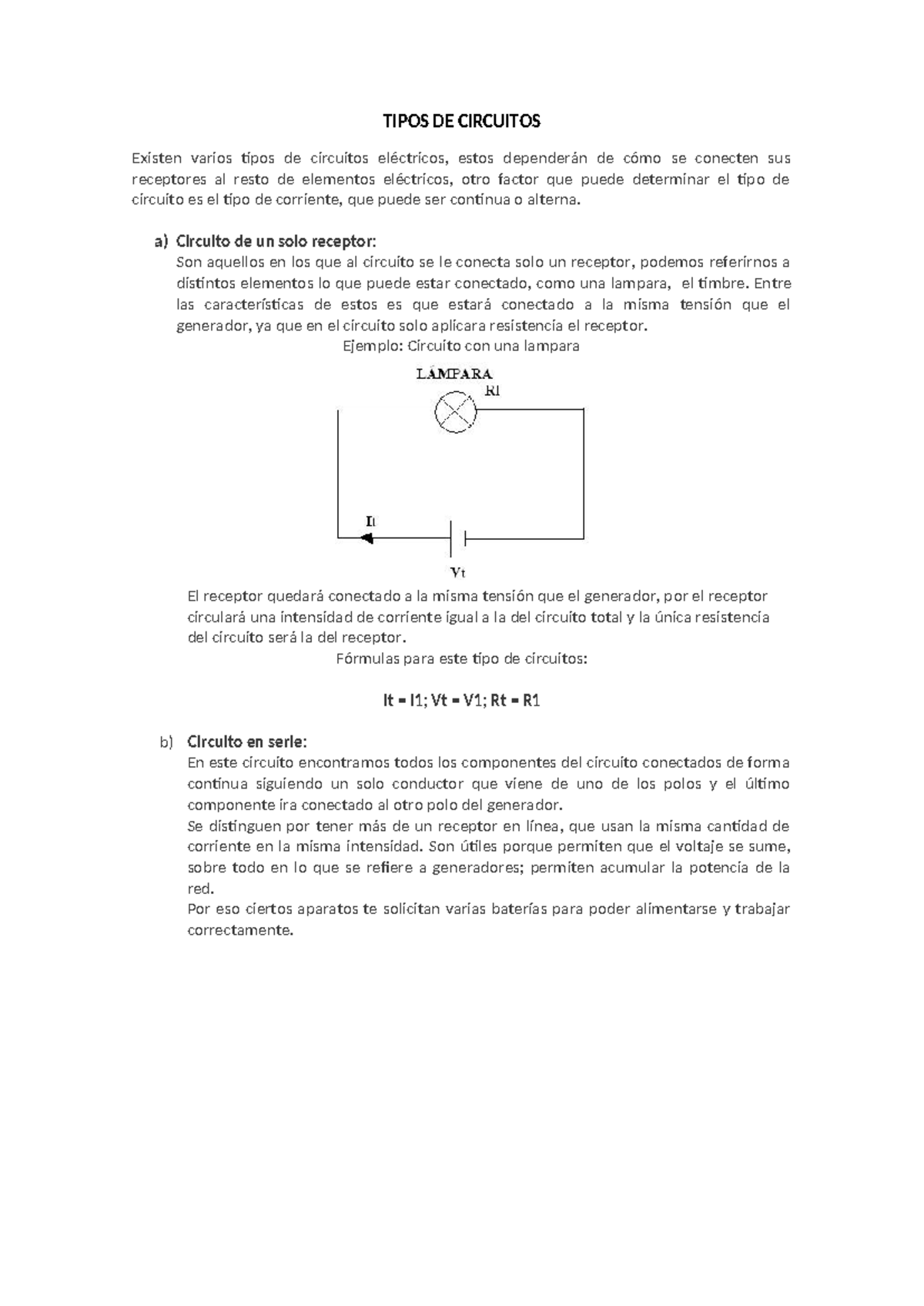 Tipos De Circuitos Tipos De Circuitos Existen Varios Tipos De 3615
