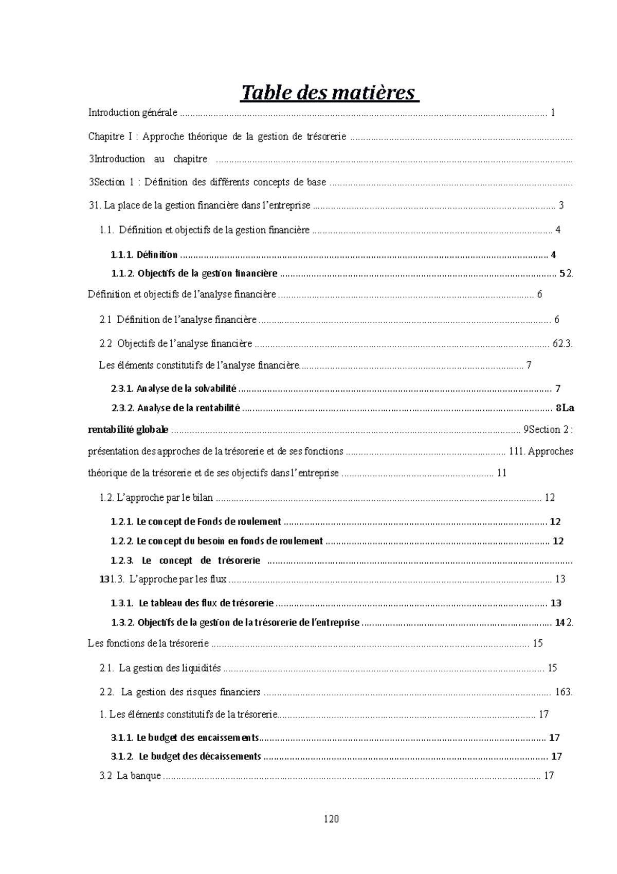Table des matières - si - Table des matières Introduction générale ...