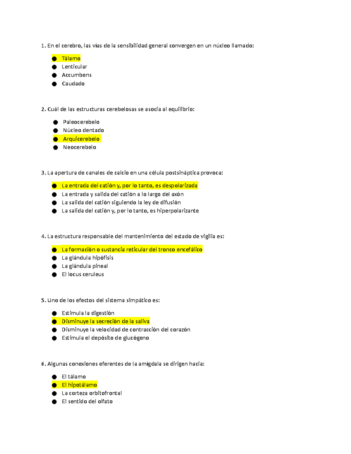 Modelo final neuro II - En el cerebro, las vías de la sensibilidad ...