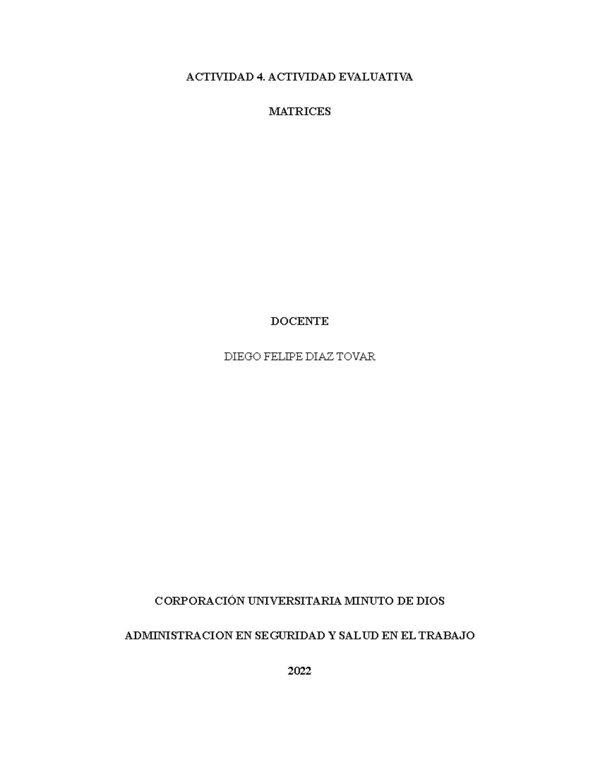 Matrices final 1 - Capacidad insuficiente en los vehículos para el ...