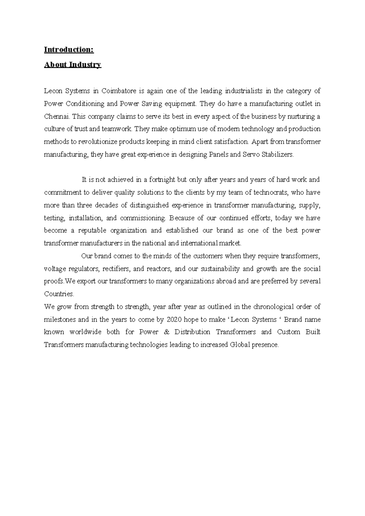 Transformer -clarozon tech -intern report 2023 - Introduction: About ...