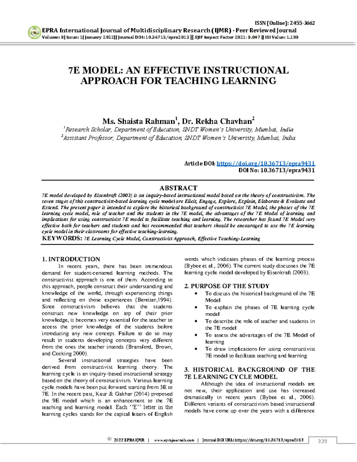 1111pm 56 - EPRA International Journal of Multidisciplinary Research ...