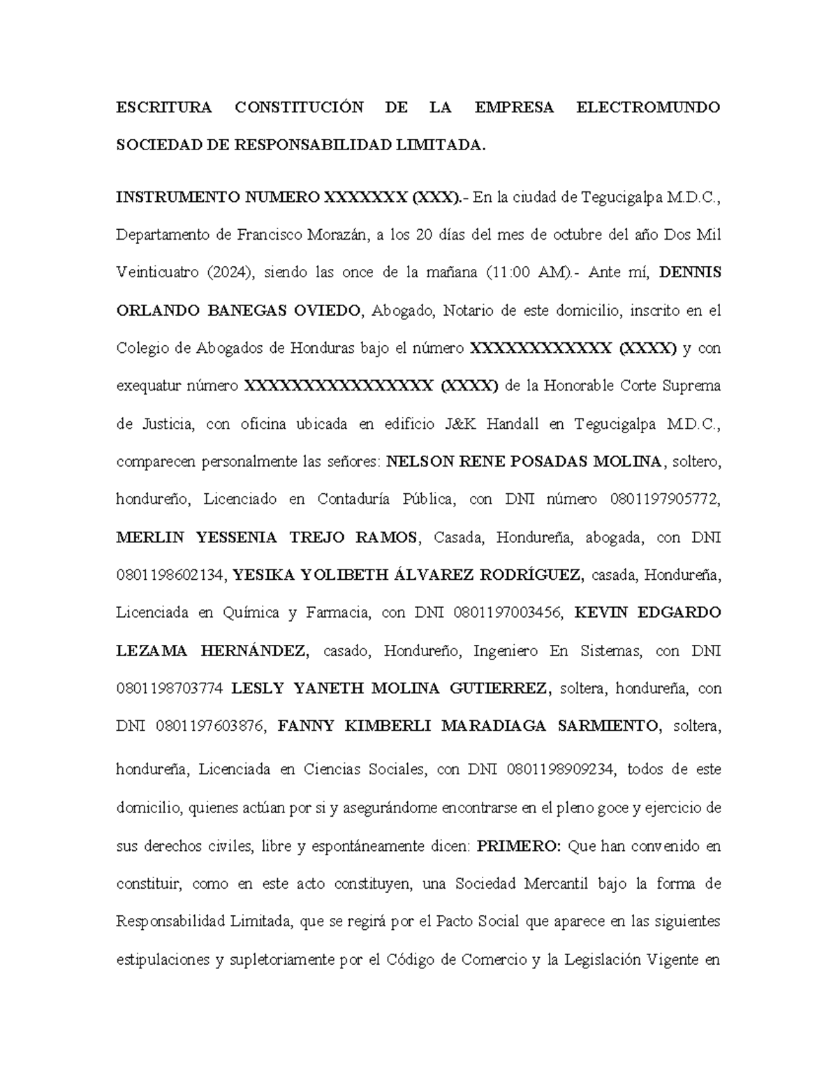 Formato-escritura-constitucion-sociedad-de-responsabilidad-limitada grupo 7 - ESCRITURA ...