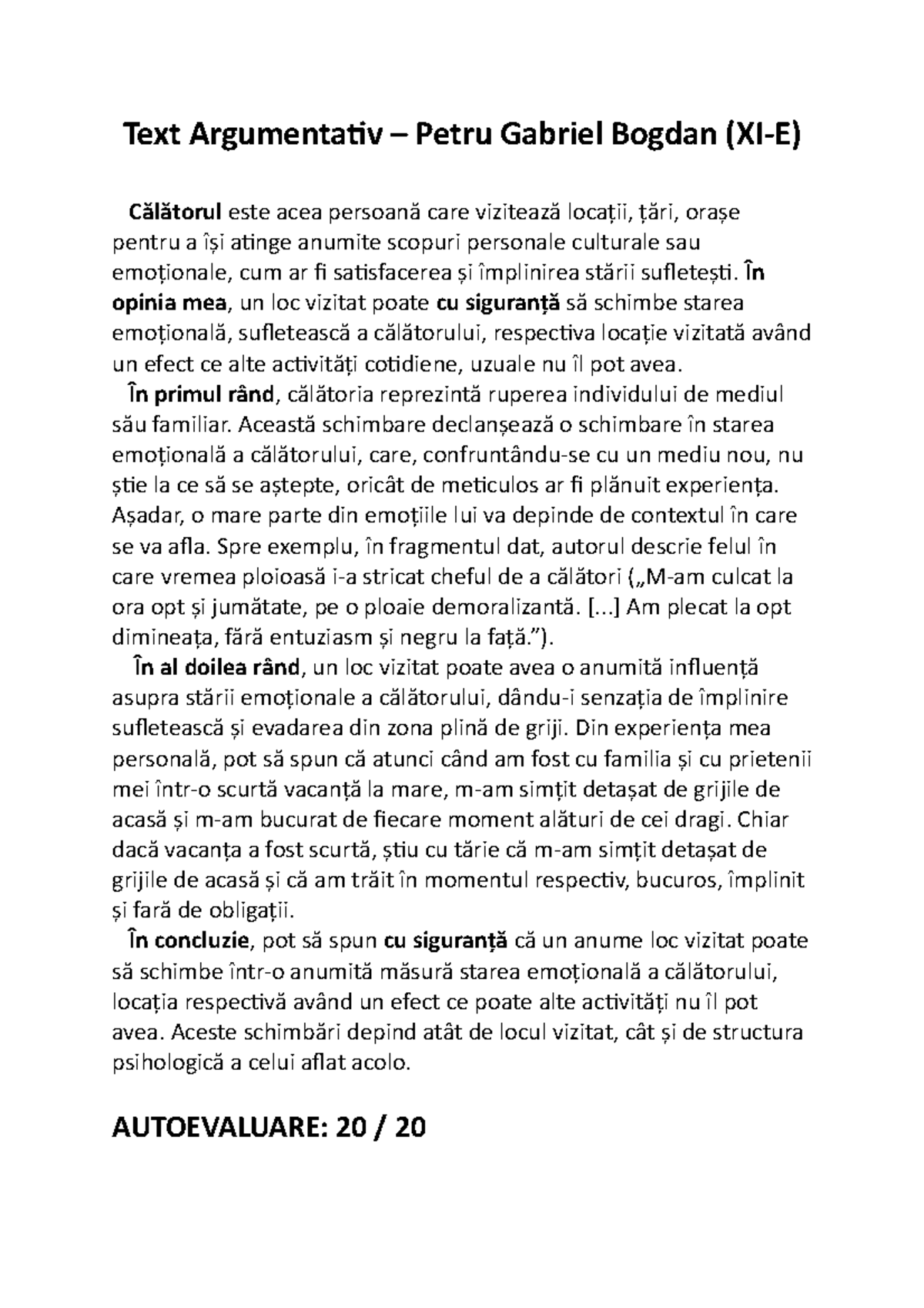 Text Argumentativ 2Caracterizare Alexandru Lăpușneanul Exemplu Bac 2022 - Rezumat scurt - Text ...